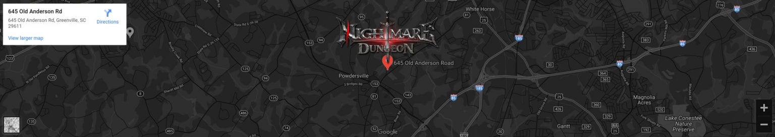 NIGHTMARE DUNGEON HAUNTED HOUSE | Voted Scariest in S.C. NIGHTMARE DUNGEON HAUNTED HOUSE | Voted Scariest in S.C.